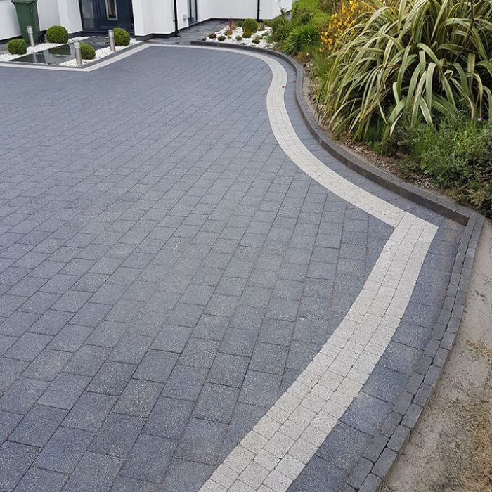 Driveway Block Paving With Granite Surface Suitable