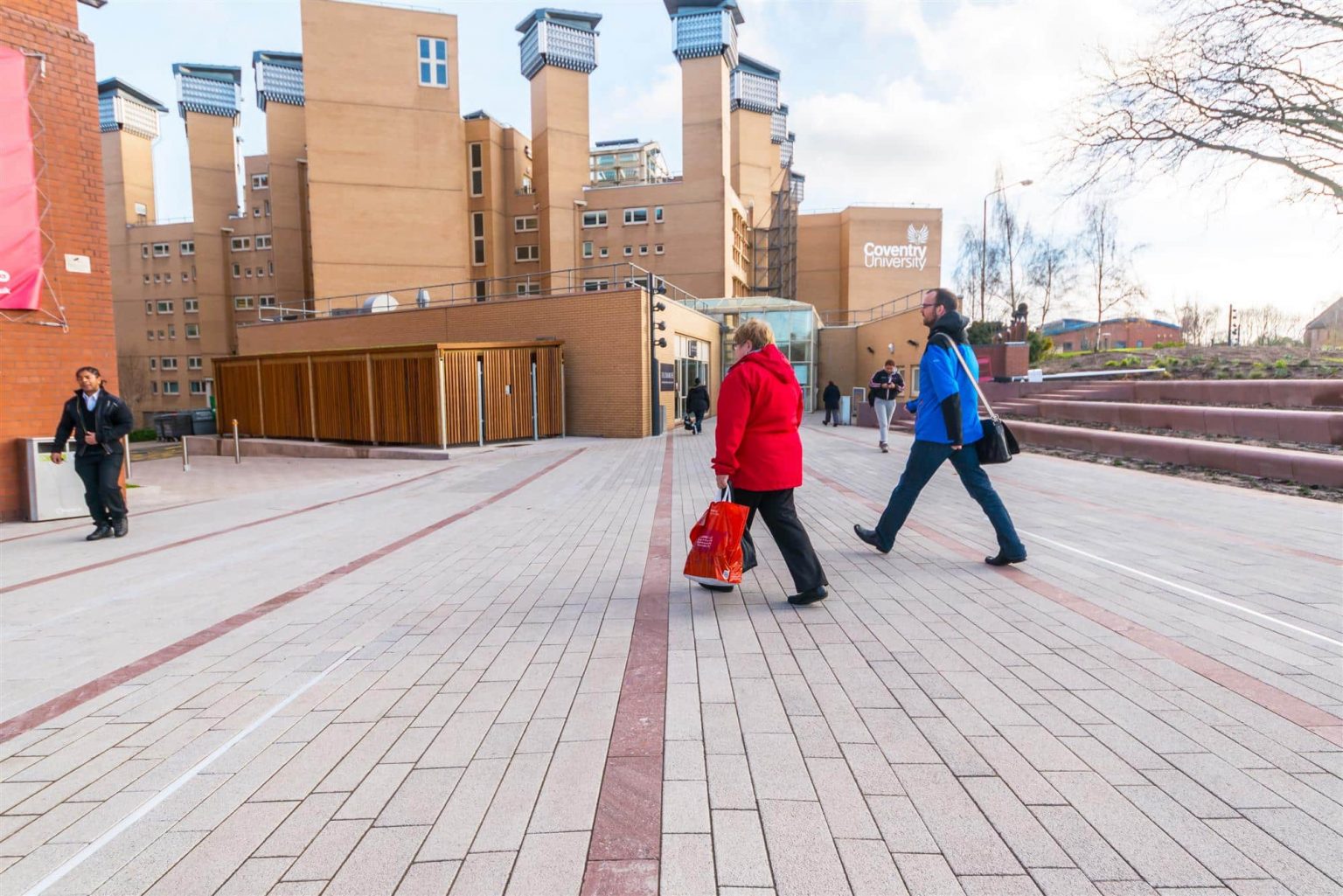 Granite Finish Paving in Modern Greys for Public Realm Projects