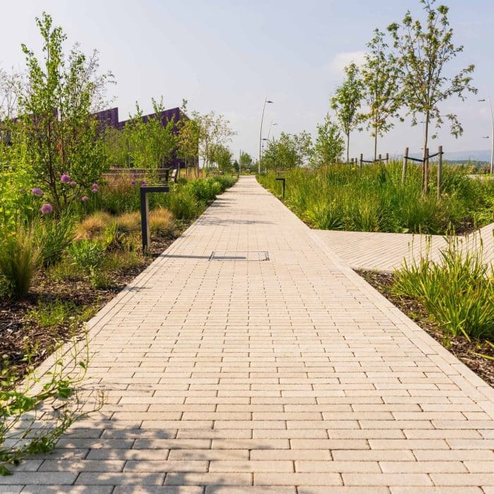 Artro - Creative Linear Plank Block Paving in Warm & Cool Colours