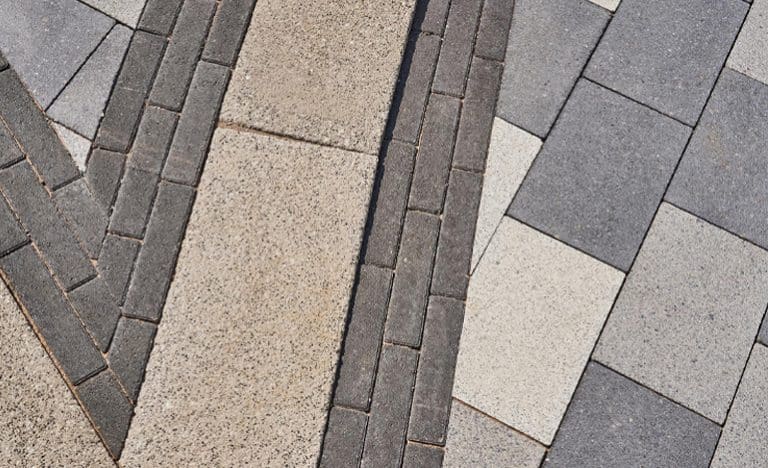 Paving Ideas using Mix and Match Concrete Paving Blocks