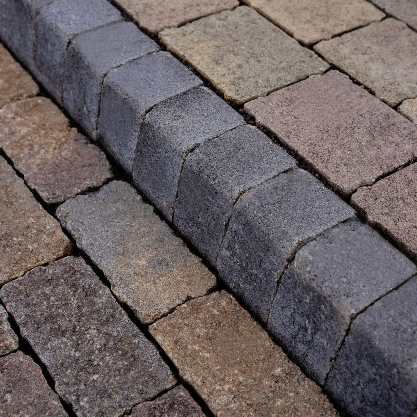 Concrete Large Kerb Blocks with a Smooth Finish