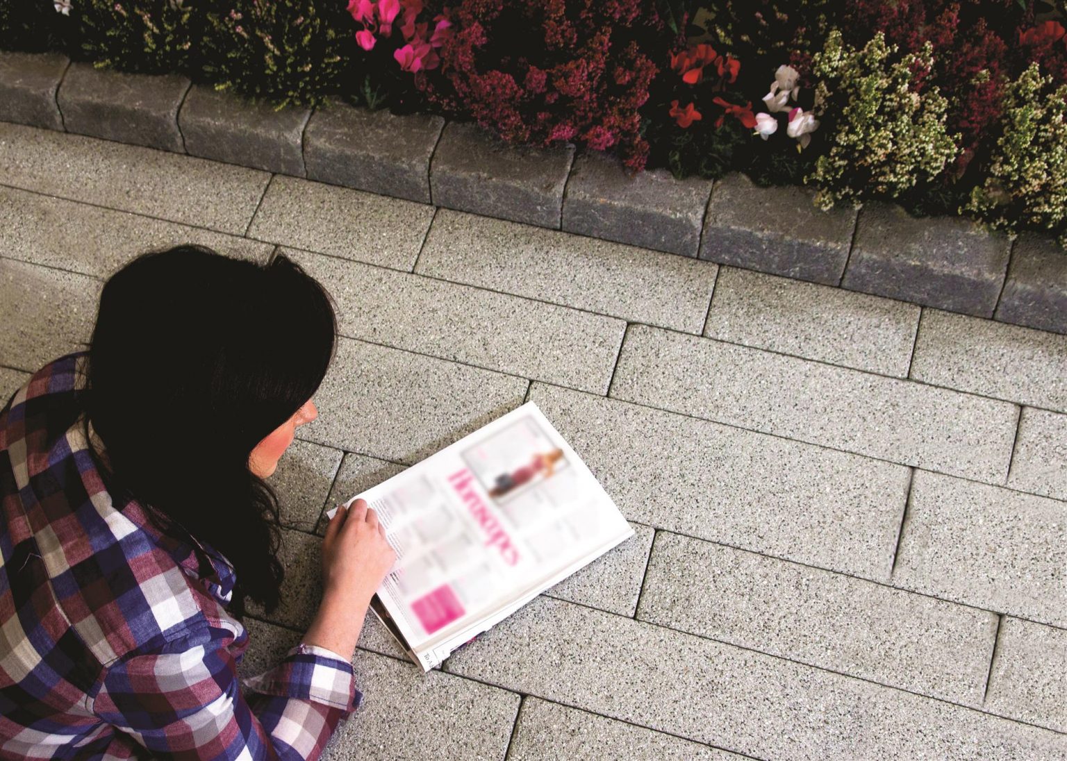 Linear Plank Block Paving in a Range of Colours