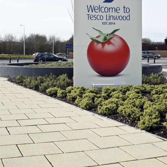 Tesco Store, Linwood Retail Park - Tobermore for Professionals