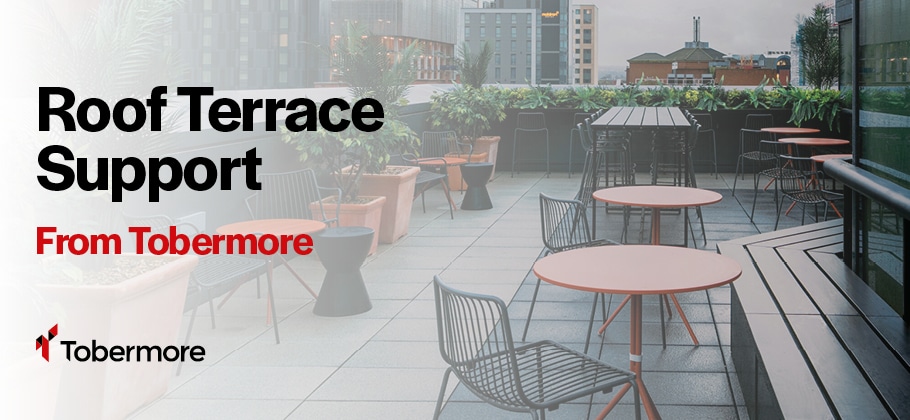 Roof Terrace Support from Tobermore