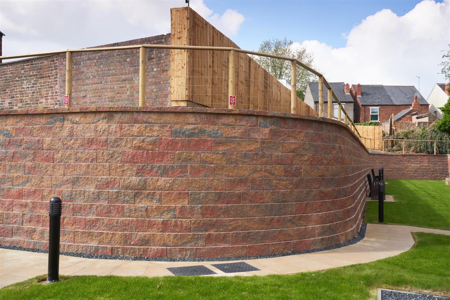 Large Concrete Retaining Wall Blocks for Walls upto 9m High