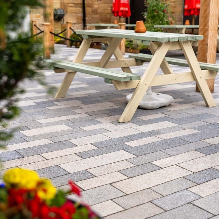 Linear Plank Block Paving in a Range of Colours