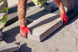 Why is a sub base important for paving blocks?